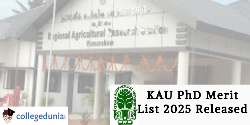 KAU PhD Merit List 2025 Released; Check Details Here