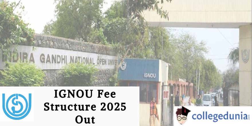 Ignou Fee Structure 2025 Out Check Details Here 