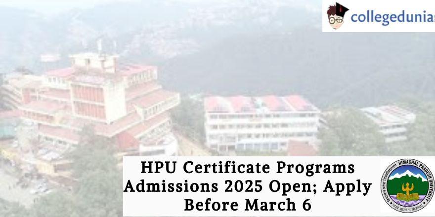HPU Certificate Programs Admissions 2025 Open; Apply Before March 6