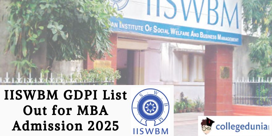IISWBM GDPI List Out for MBA Admission 2025; Check Details Here!