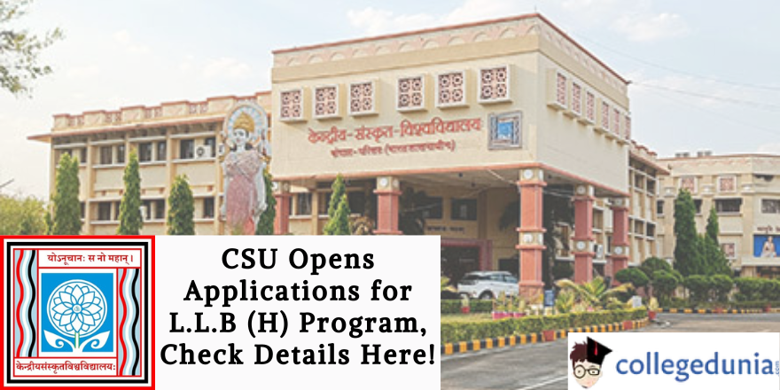 CSU Opens Applications for L.L.B (H) Program, Check Details Here!