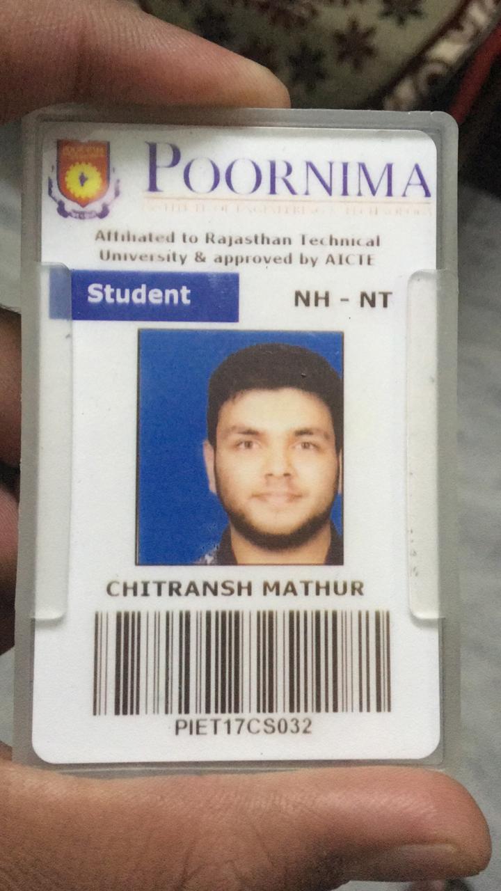 Chitransh Mathur's Review On Poornima Institute Of Engineering And Technology - [PIET], Jaipur ...