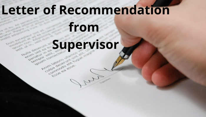 LOR from Supervisor: Format, Sample & Writing Tips