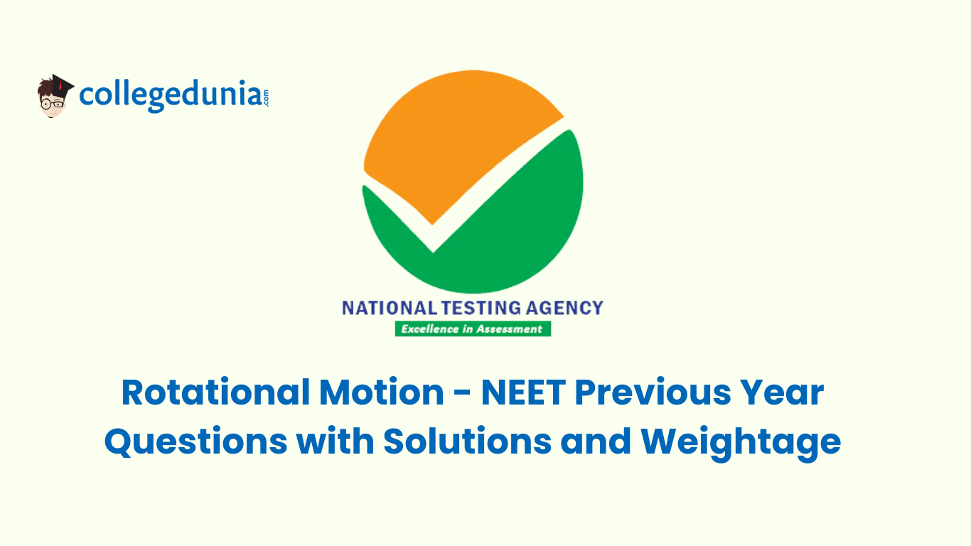 Rotational Motion - NEET Previous Year Questions with Solutions and ...
