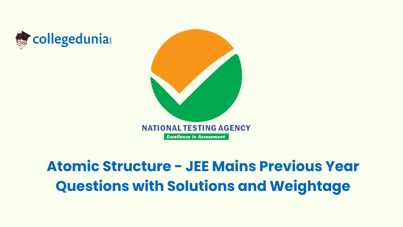 Atomic Structure- JEE Mains Previous Year Questions with Solutions and ...
