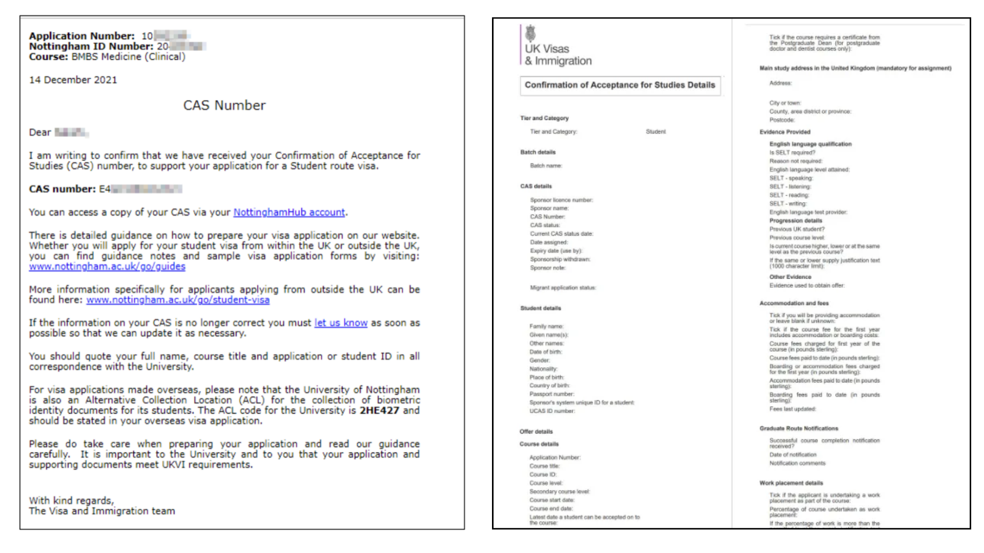 CAS Letter UK: Importance, Processing Time, & Sample