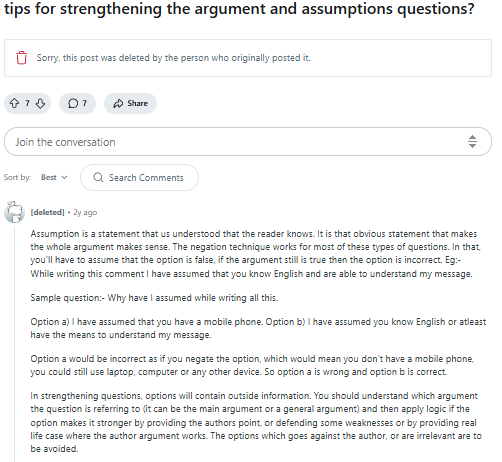 CAT DILR Statements & Assumptions Preparation: Concept, Tips and ...