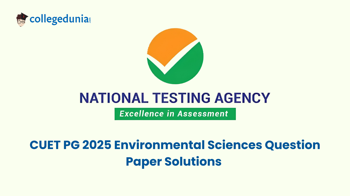CUET PG 2025 Environmental Sciences Question Paper (Soon) - Download ...