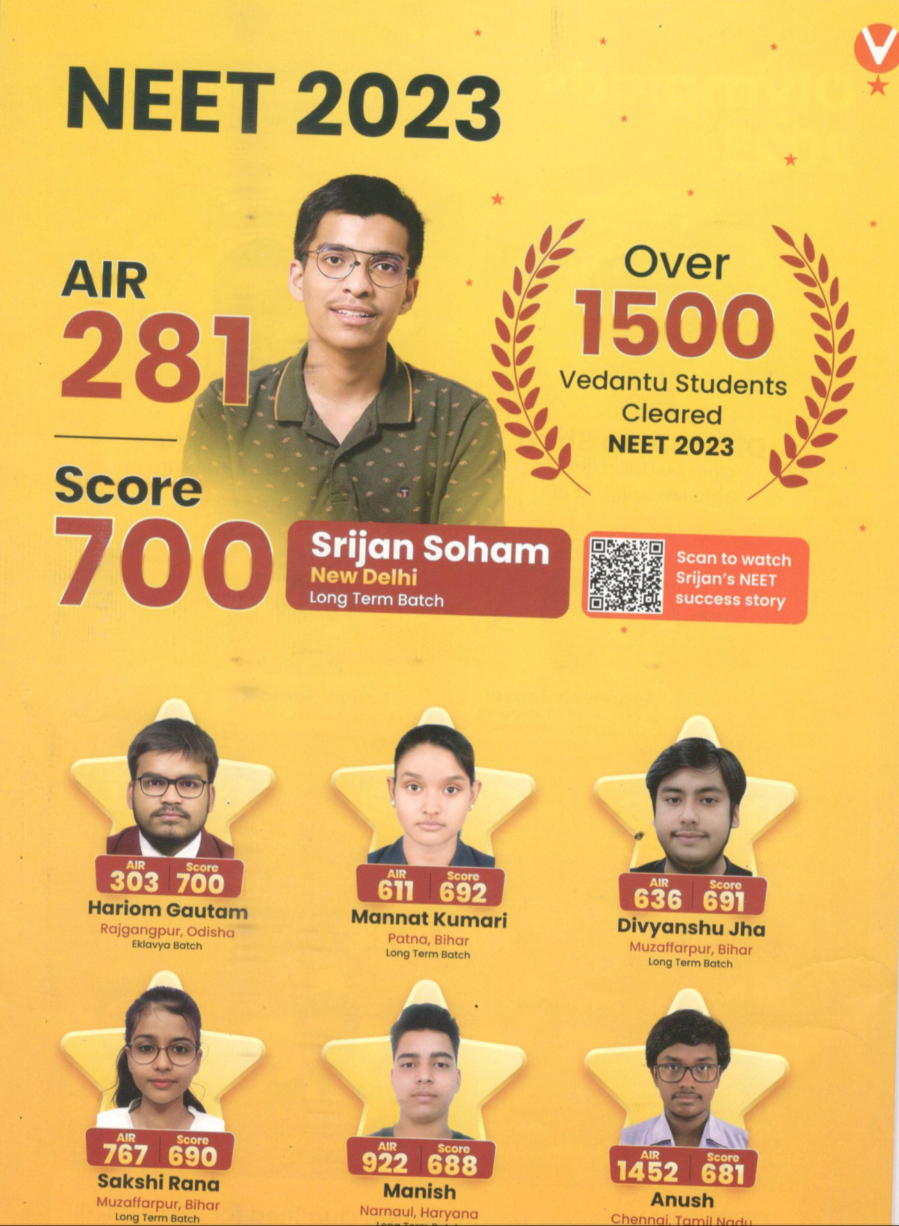 Vedantu Janakpuri: Fees, Contact, Address, Scholarship