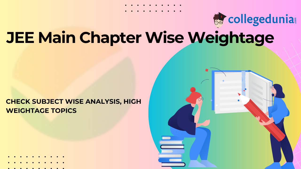 JEE Main Chapter-wise Weightage- Check Chemistry, Physics and Maths weightage last 10 years