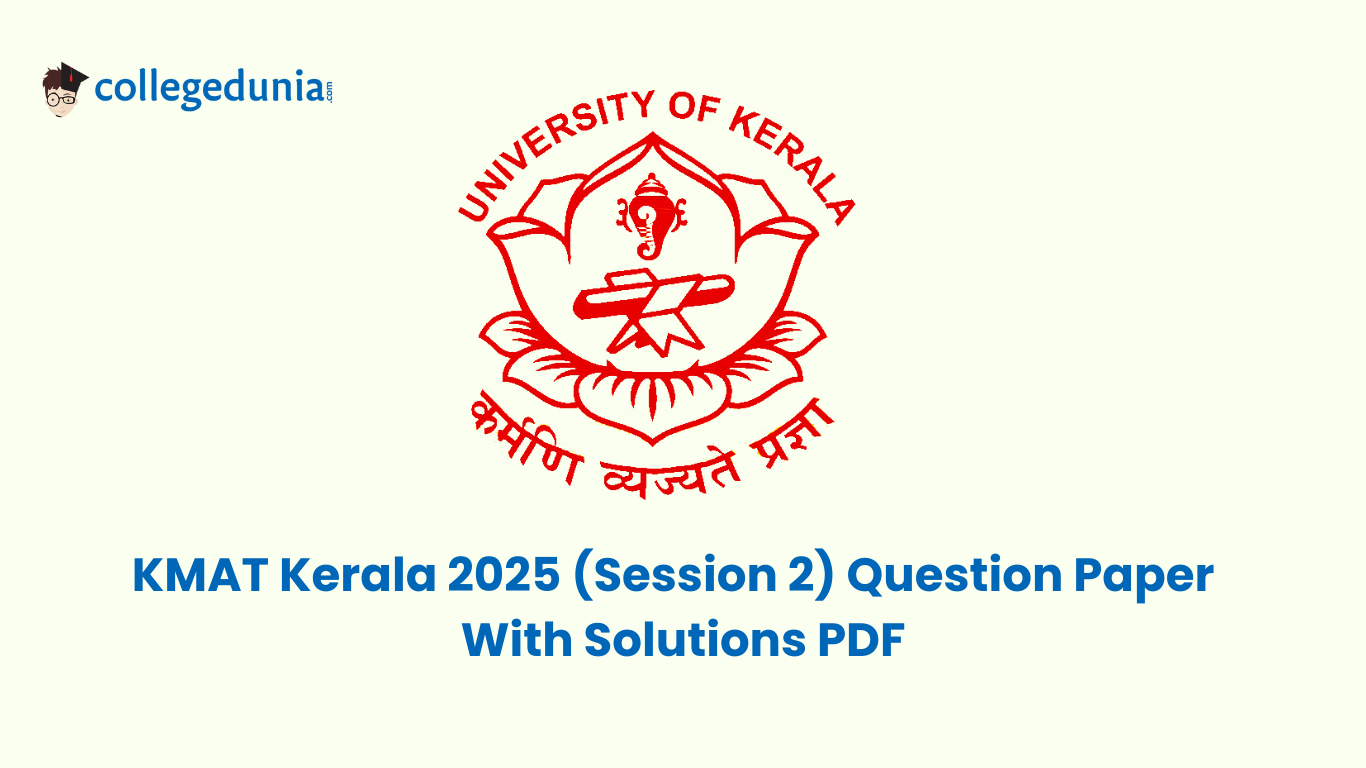 KMAT Kerala 2025 (Session-2) Question Paper(Available): Download ...