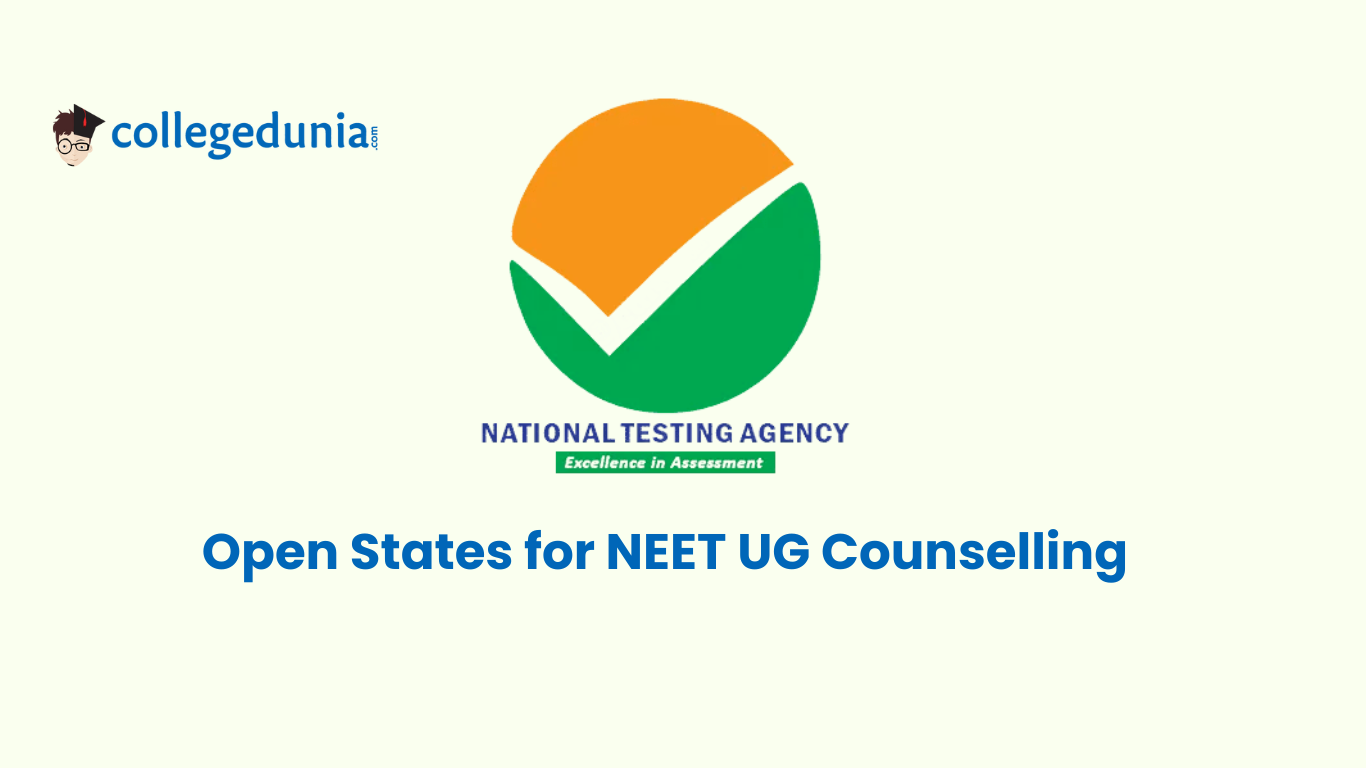 Open States for NEET UG Counselling