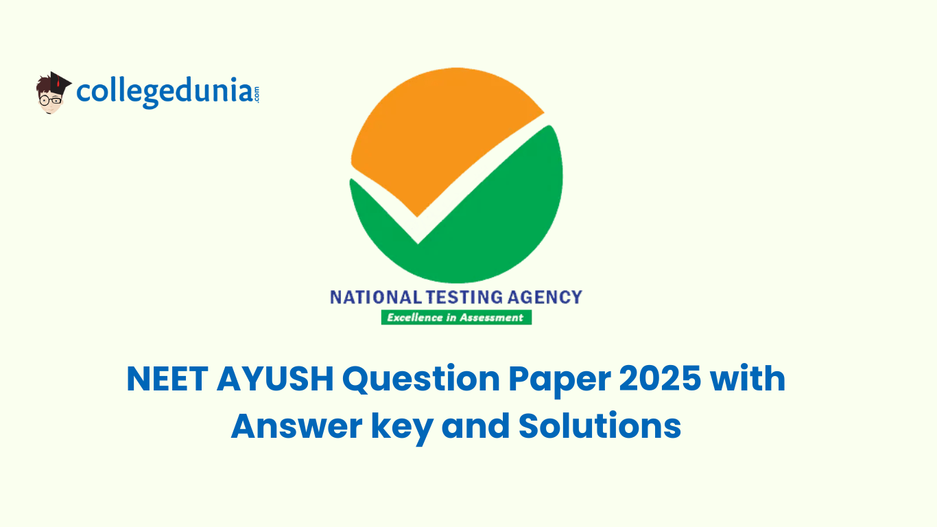 NEET AYUSH Question Paper 2025 (Available): Download Answer Key with ...