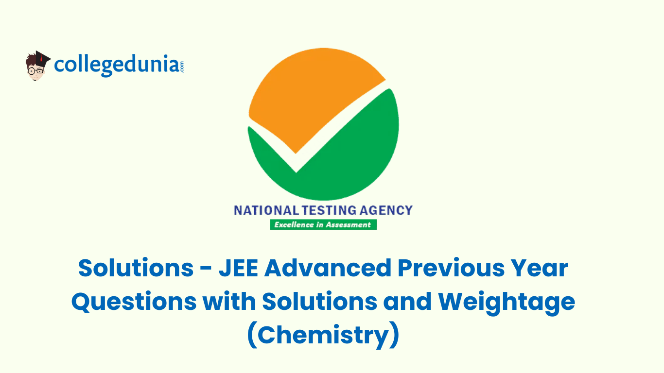Solutions : JEE Advanced Previous Year Questions with Solutions And ...