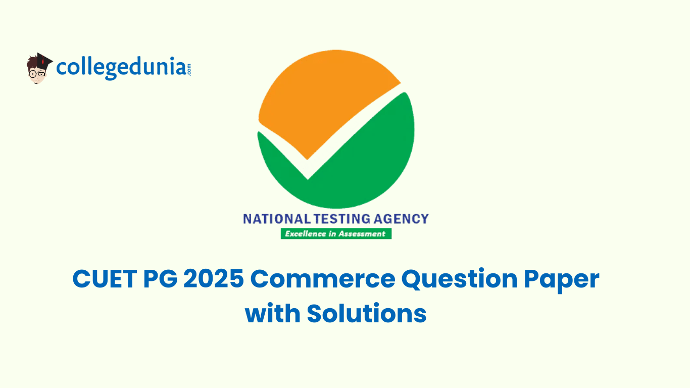 CUET PG 2025 Commerce Question Paper (Soon) - Download Solution PDF ...