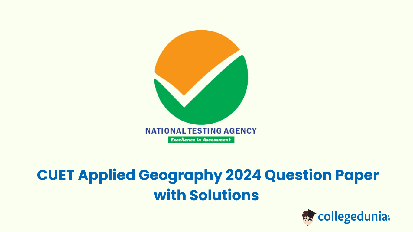 CUET PG Applied Geography Question Paper 2024: Download Question paper ...