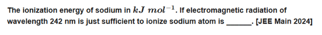 Atomic Structure- JEE Mains Previous Year Questions with Solutions and ...