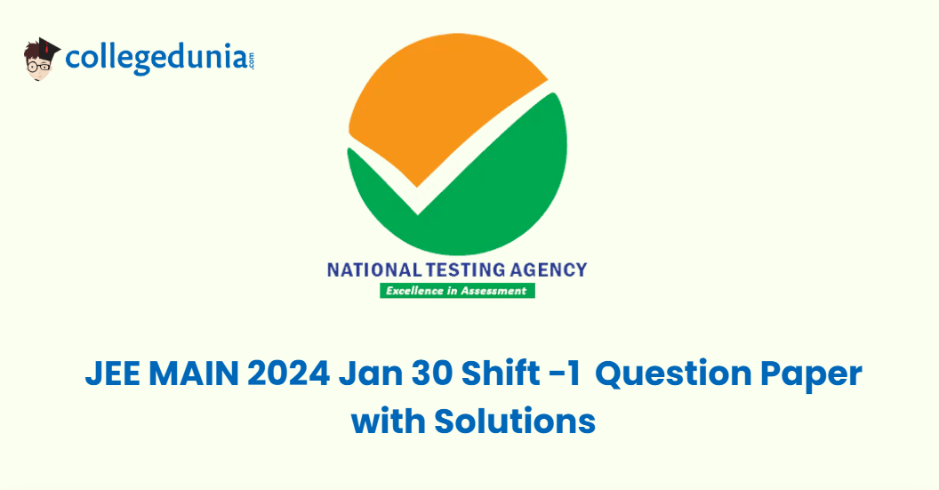 JEE Main 2024 30Jan Shift 1 Question Paper (Available)- Download ...