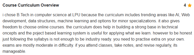 LPU: Admission 2025, Fees, Courses, Ranking, Cutoff, Scholarship, Placement