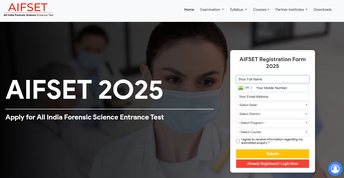 AIFSET 2025 Registration Open, Exam Dates (Out), Eligibility, Pattern ...