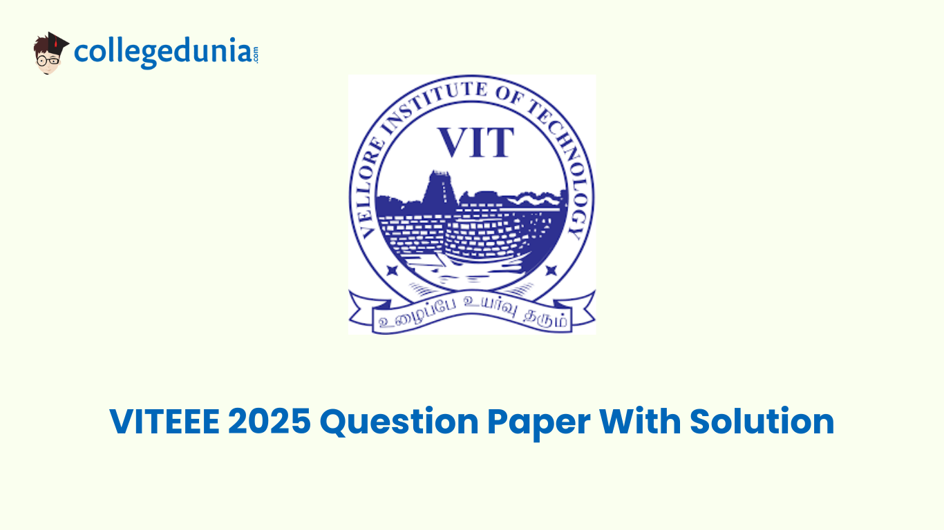VITEEE 2025 21 April Shift 1 Question Paper (Available): Download ...