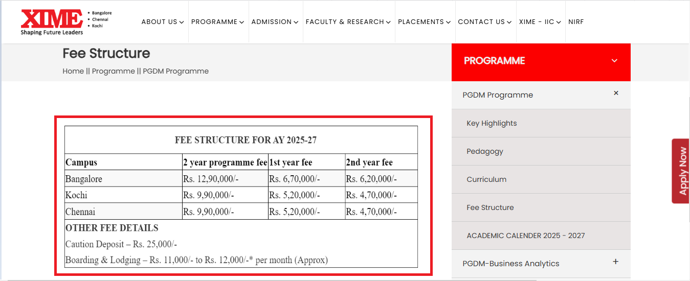 XIME Announces Admission Eligibility for PGDM Programme 2025-27; Check Eligibility Details ...