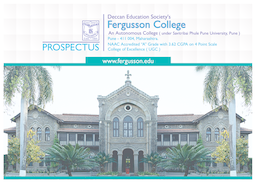 Fergusson College Admission 2024: Courses, Eligibility, Application ...