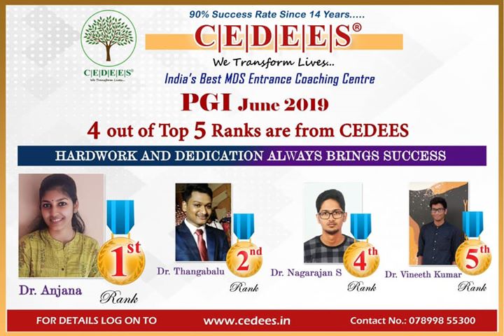CEDEES Coaching Institute, Bangalore: NEET, BDS Entrance, MDS Entrance ...