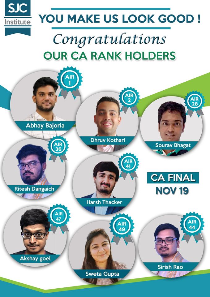 SJC Institute, Kolkata: CA and accounting courses, Coaching, Online ...