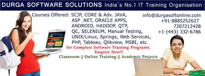 Durga Software Solutions, Ameerpet: IT Courses, Coaching, Online Program, Offline Program