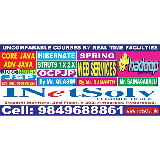 INetSolv Technologies, Hyderabad: Java, Python, Online Course