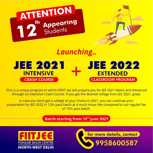 FIITJEE Punjabi Bagh: Courses & Fees