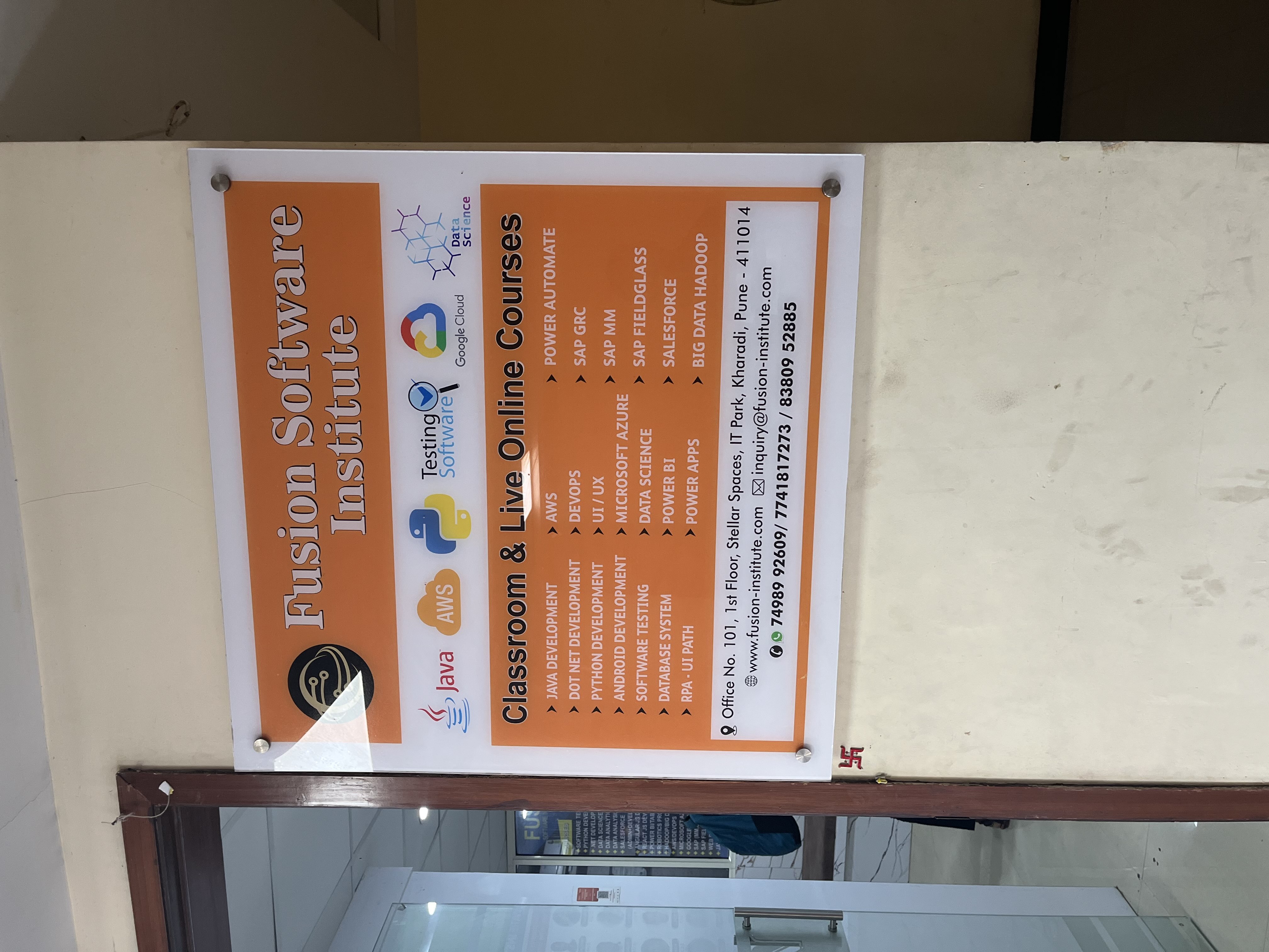 Fusion Software Institute Pune: Reviews, Courses, Fees, Address