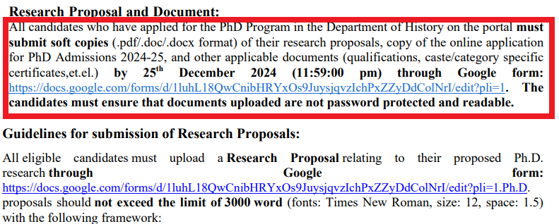 Delhi University PhD Admission Open for 2024-25; Check Direct Link Here