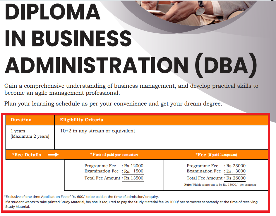 LPU Distance Education DBA Admission 2025 Open; Check Direct Link to apply