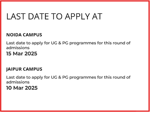 Amity University UG/PG Admissions 2025 Open: Check Details Here!