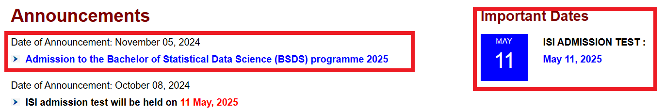 ISI Starts Admission to Bachelor of Statistical Data Science Program ...